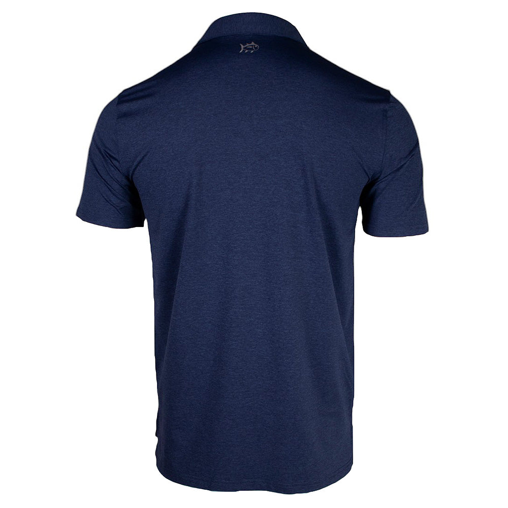 Performance Heather Polo - Navy – Scout Boats