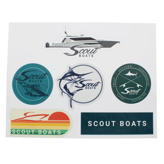 Scout Boats Sticker Sheet